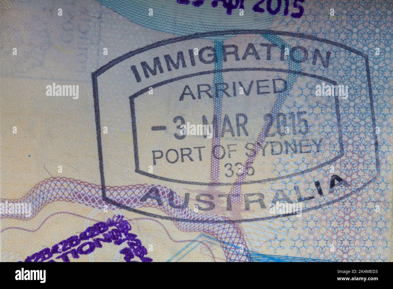 Immigration australia port of sydney hi-res stock photography and ...