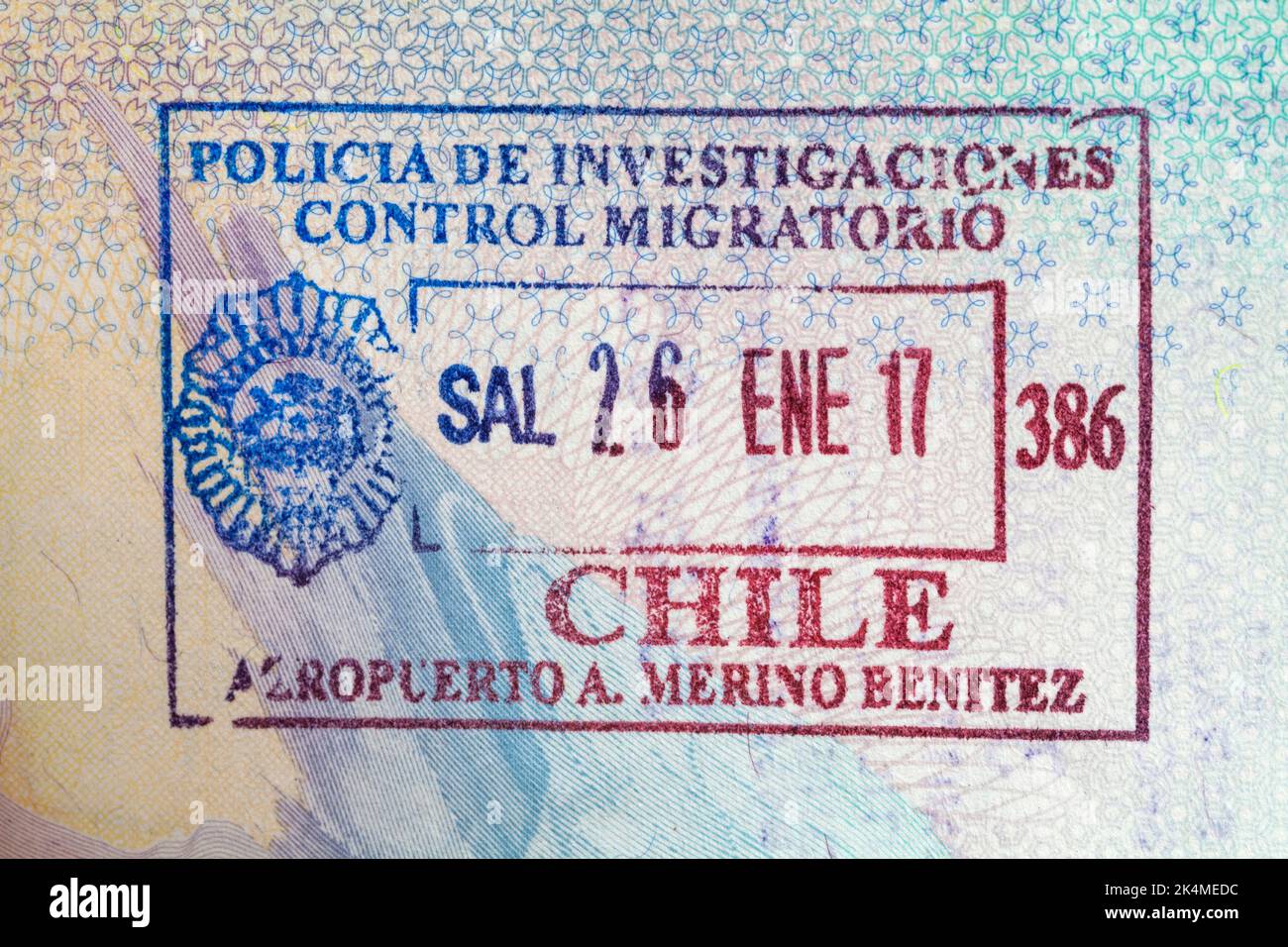 Policia de Investigaciones Control Migratorio Aeropuerto A Merino ...