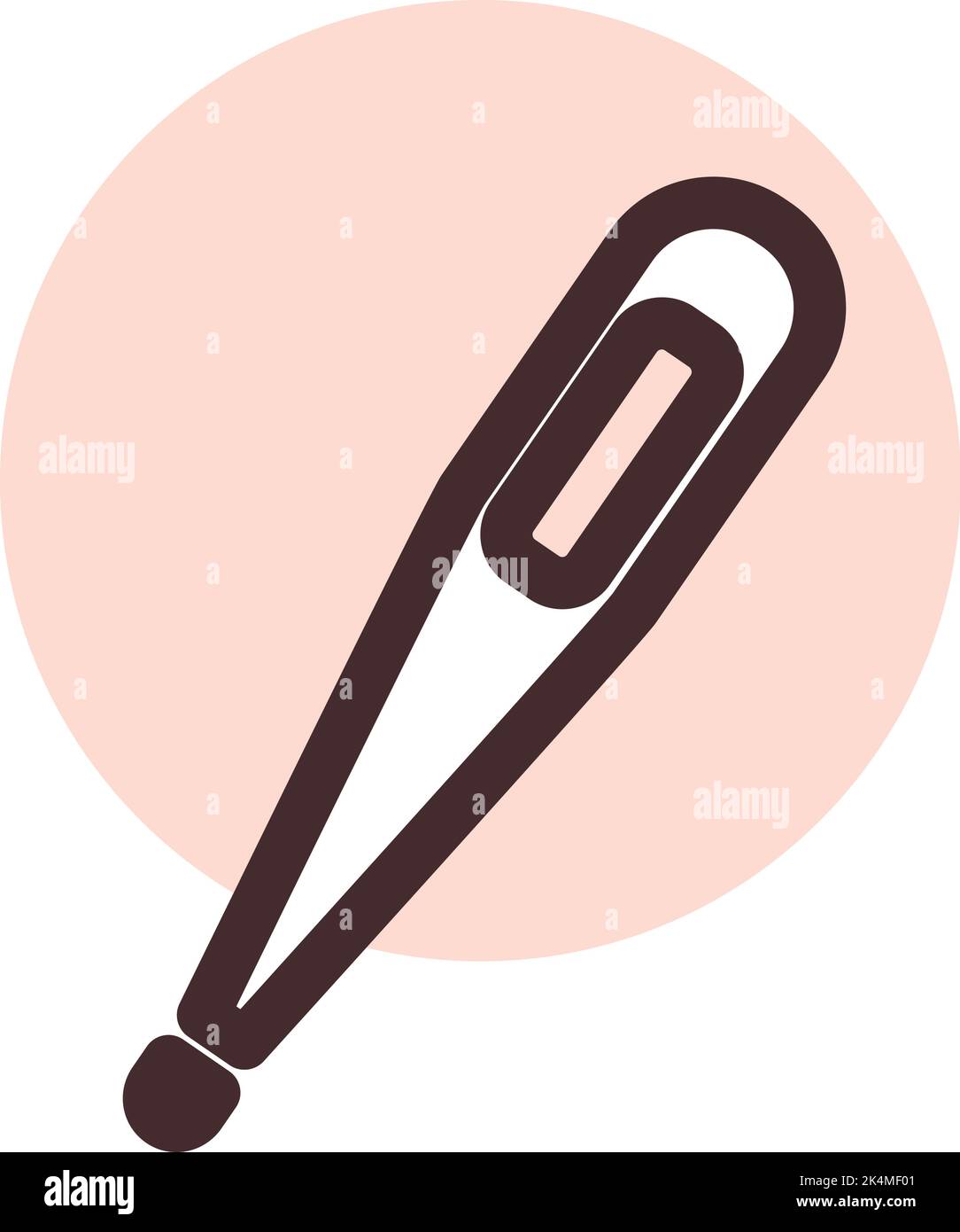 Body Temperature , illustration, vector on a white background Stock ...