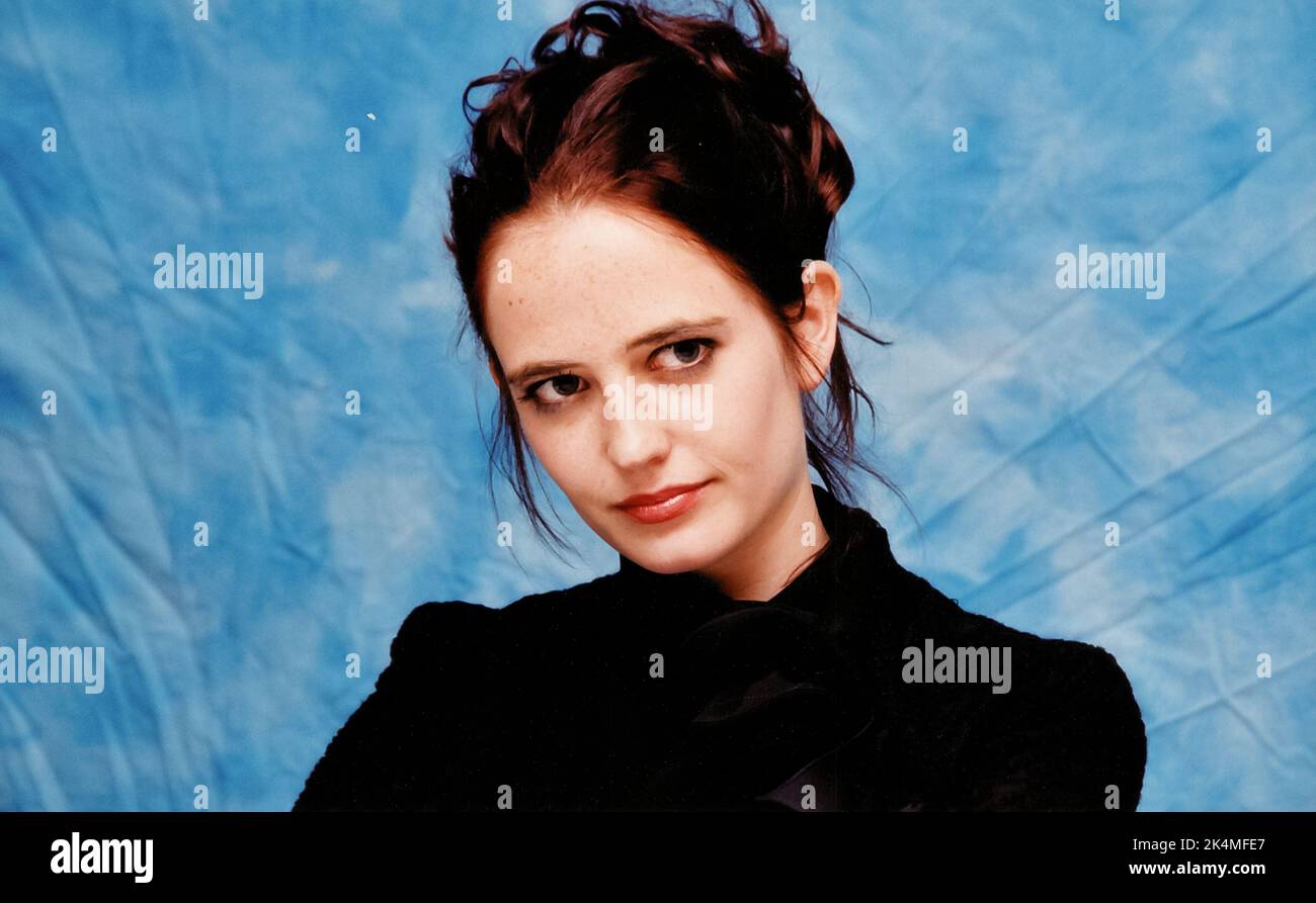 Retro celebrity portraits - Eva Green, circa 2005. For Editorial Use ...