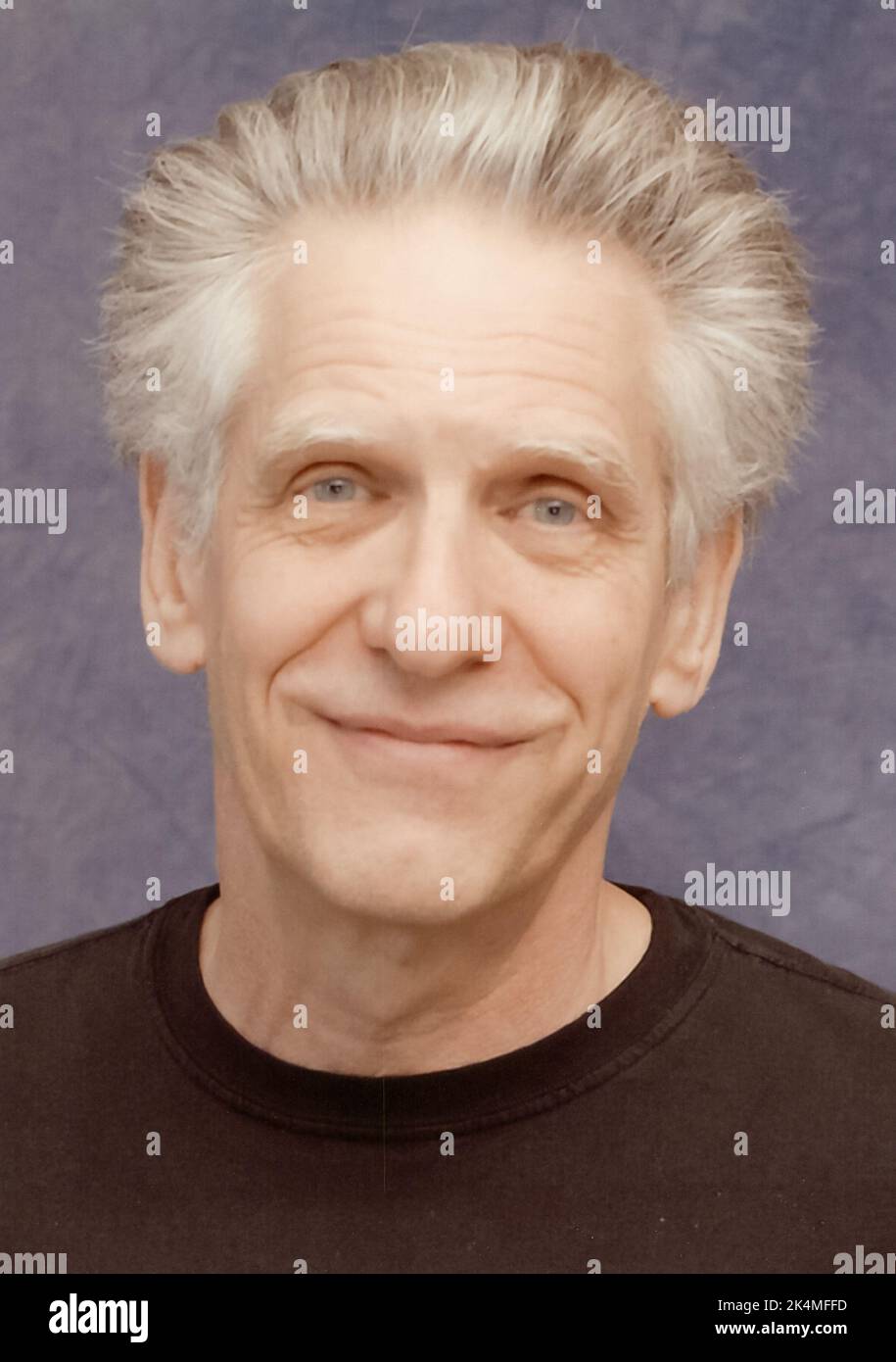 Retro celebrity portraits - David Cronenberg, circa 2007. For Editorial ...