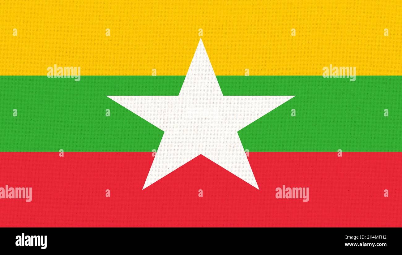 Myanmar official flag hi-res stock photography and images - Alamy