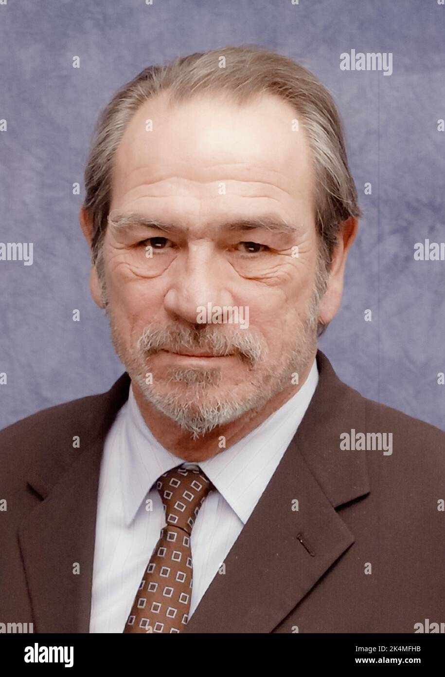 Retro celebrity portraits - Tommy Lee Jones, circa 2007. For Editorial ...