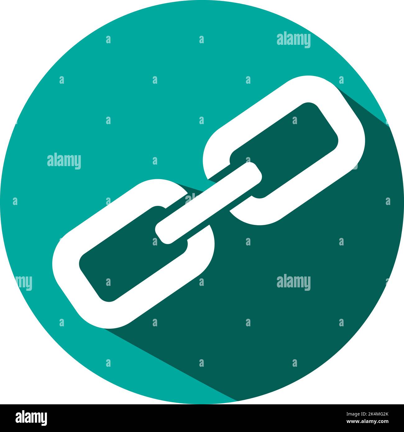 Share link, illustration, vector on a white background Stock Vector ...