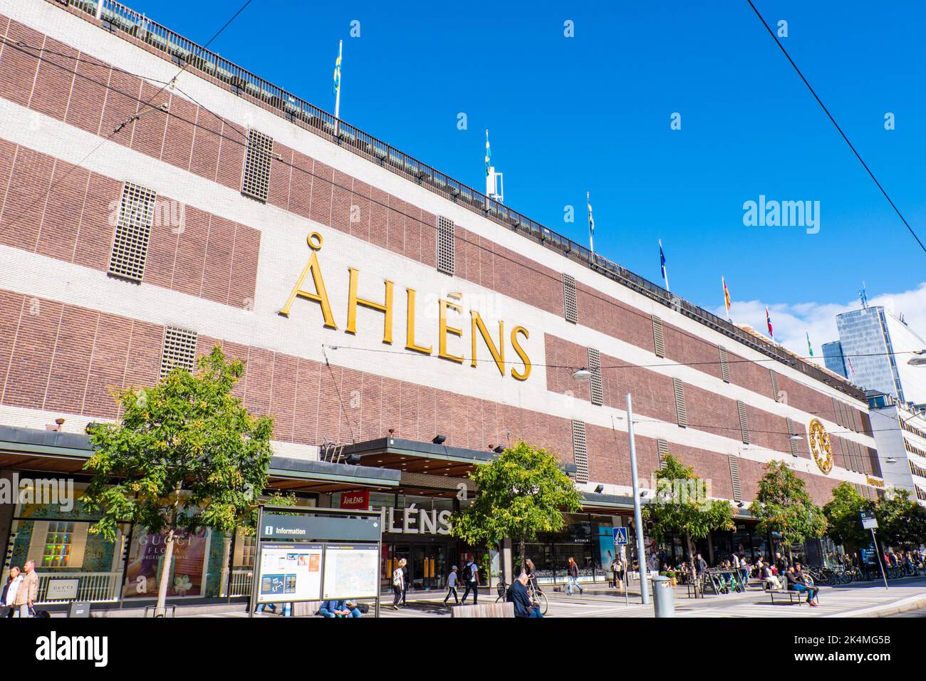 Åhlens City, deparment store, Norrmalm, Stockholm, Sweden Stock Photo ...