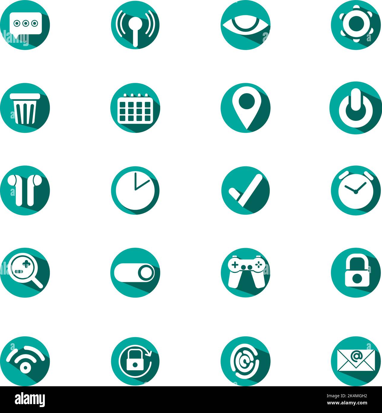 Smartphone options, illustration, vector on a white background Stock ...