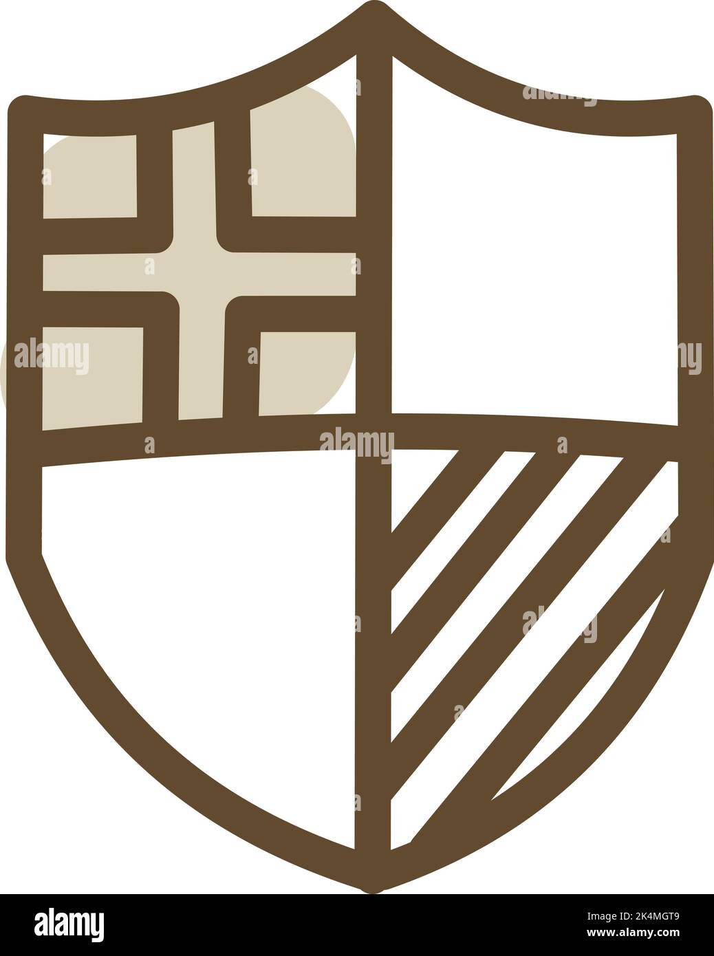 Medieval kingdom flag, illustration, vector on a white background Stock ...
