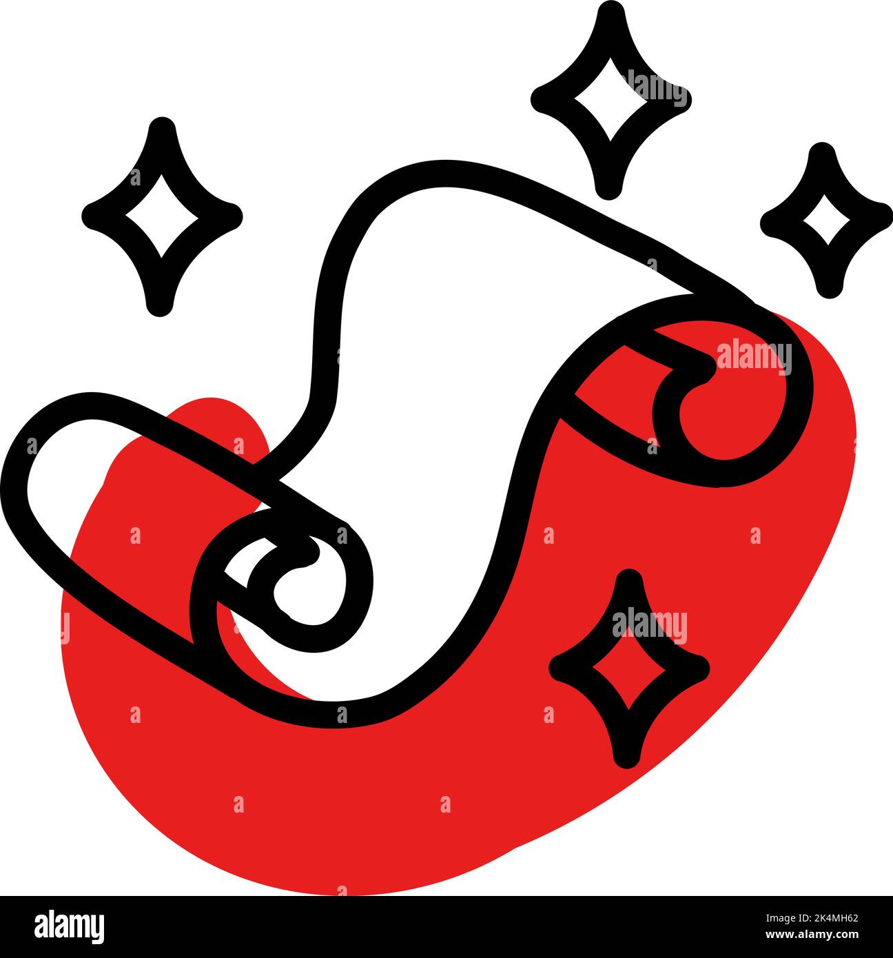 Magic spell, illustration, vector on a white background Stock Vector ...