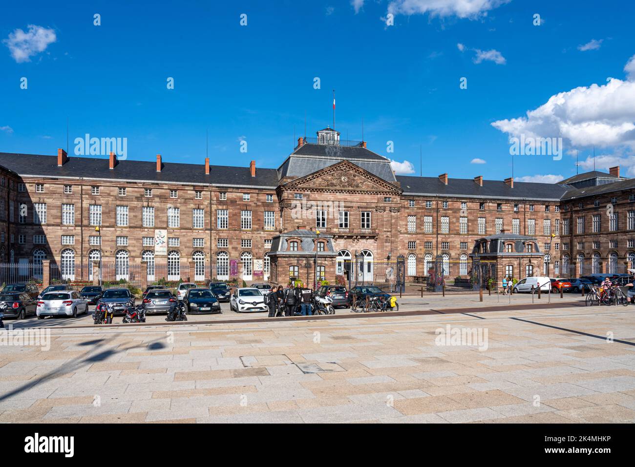View of the facade of Rohan Castle Museum Stock Photo - Alamy
