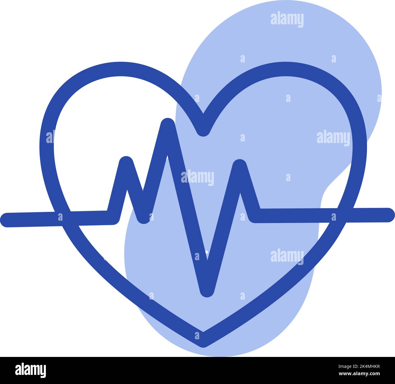 Healthy heartbeat, illustration, vector on a white background Stock Vector Image & Art - Alamy