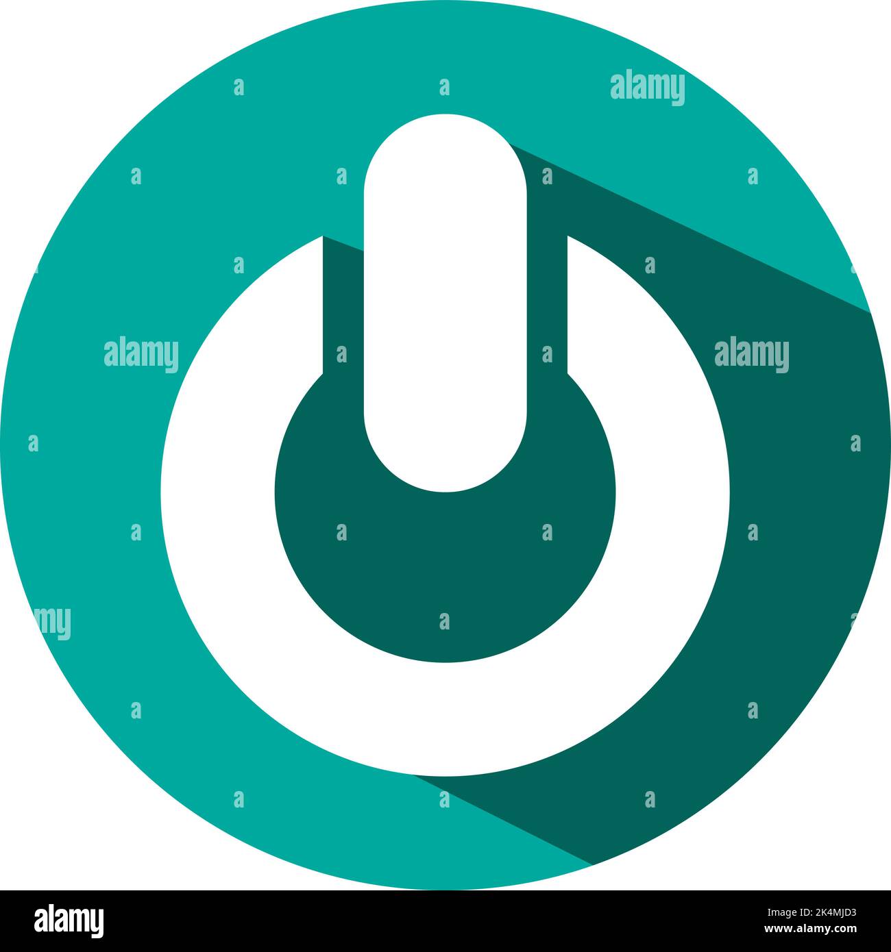 Mobile switch off, illustration, vector on a white background Stock ...