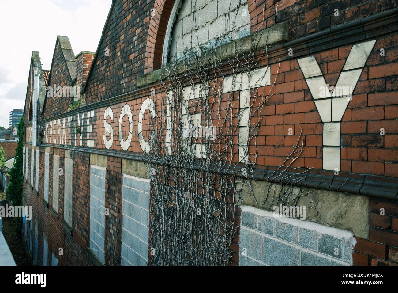 Eccles Manchester UK Oct 2022 co-operative society old warehouse ...