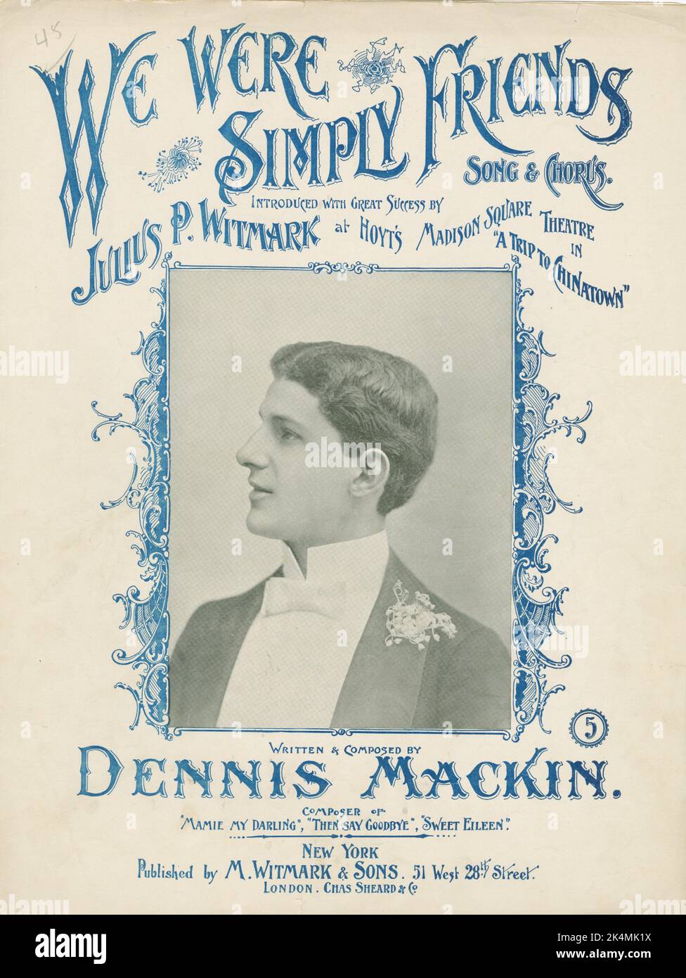 We were simply friends Additional title: Come little sister give me ...