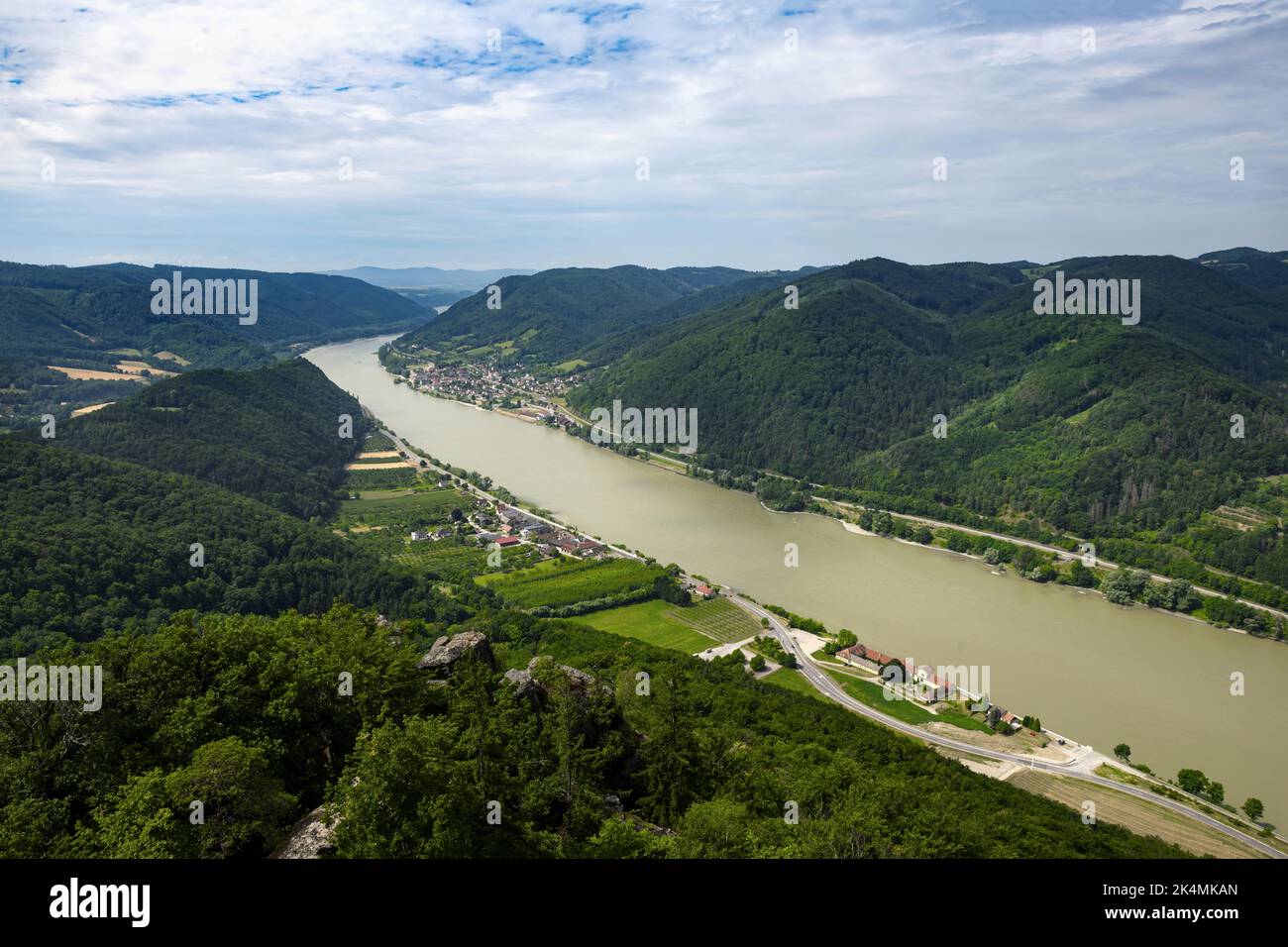 Danube bend aerial hi-res stock photography and images - Alamy