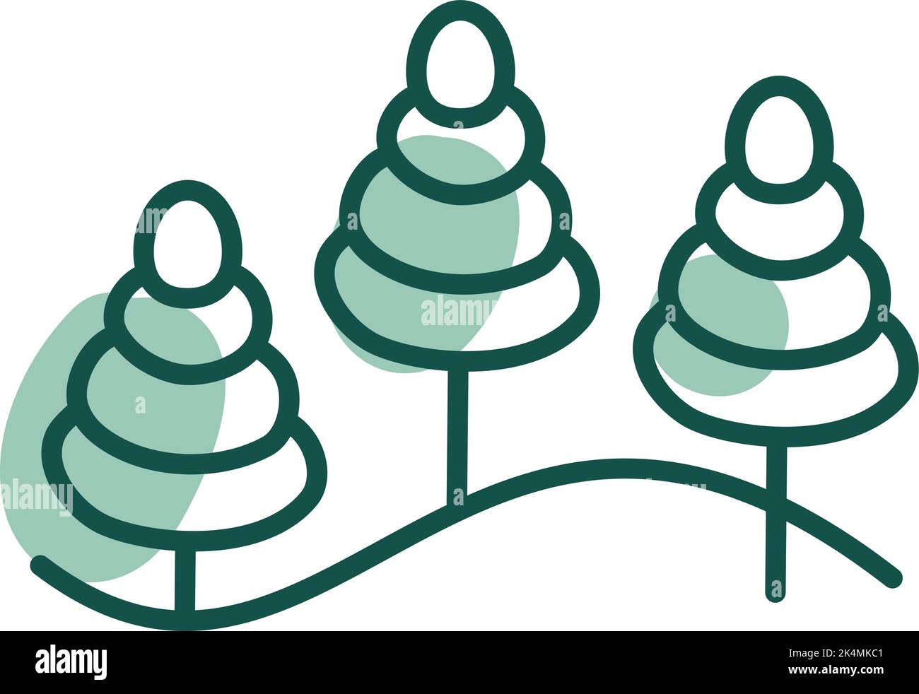 Unusual trees, illustration, vector on a white background Stock Vector ... Unusual trees, illustration, vector on a white background Stock Vector ...