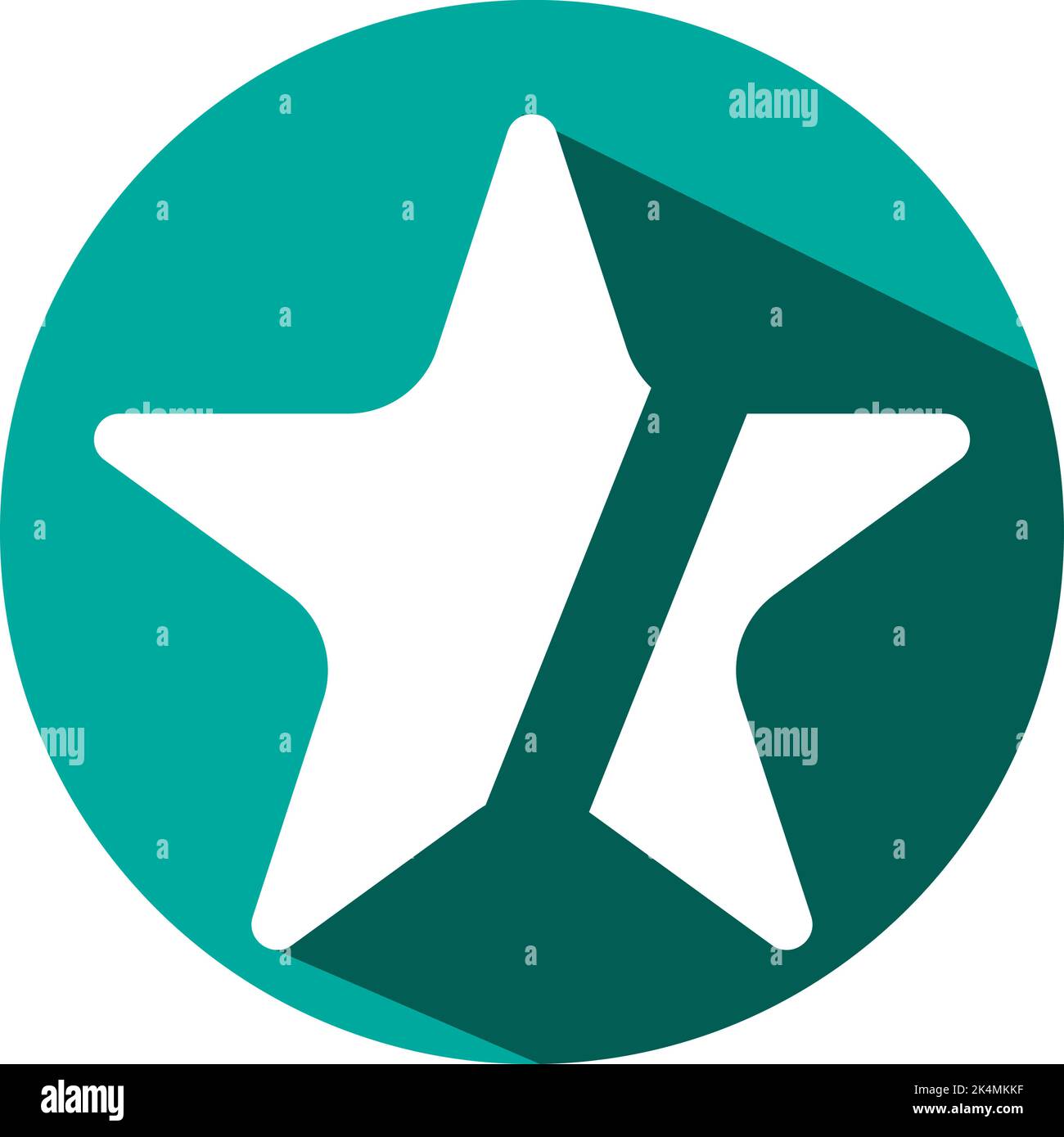 Mobile star, illustration, vector on a white background Stock Vector ...