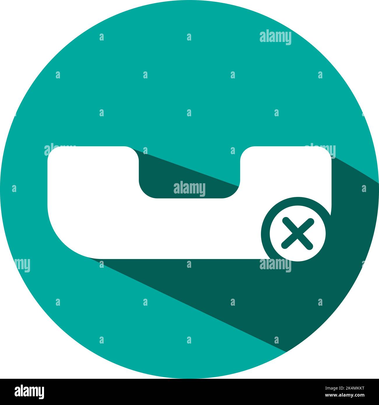 Mobile missed call, illustration, vector on a white background Stock ...