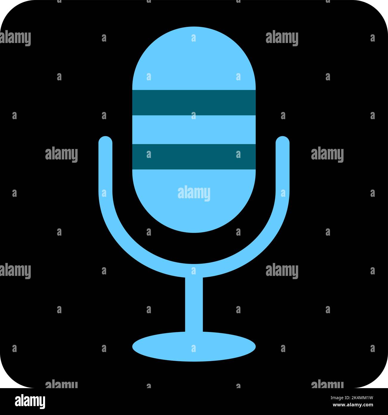 Headset microphone audio smartphone Stock Vector Images - Alamy