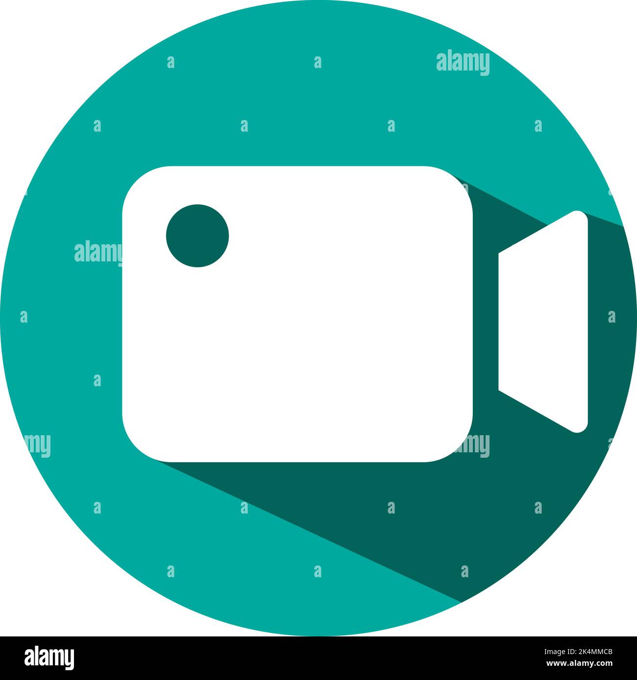 Mobile facetime, illustration, vector on a white background Stock ...