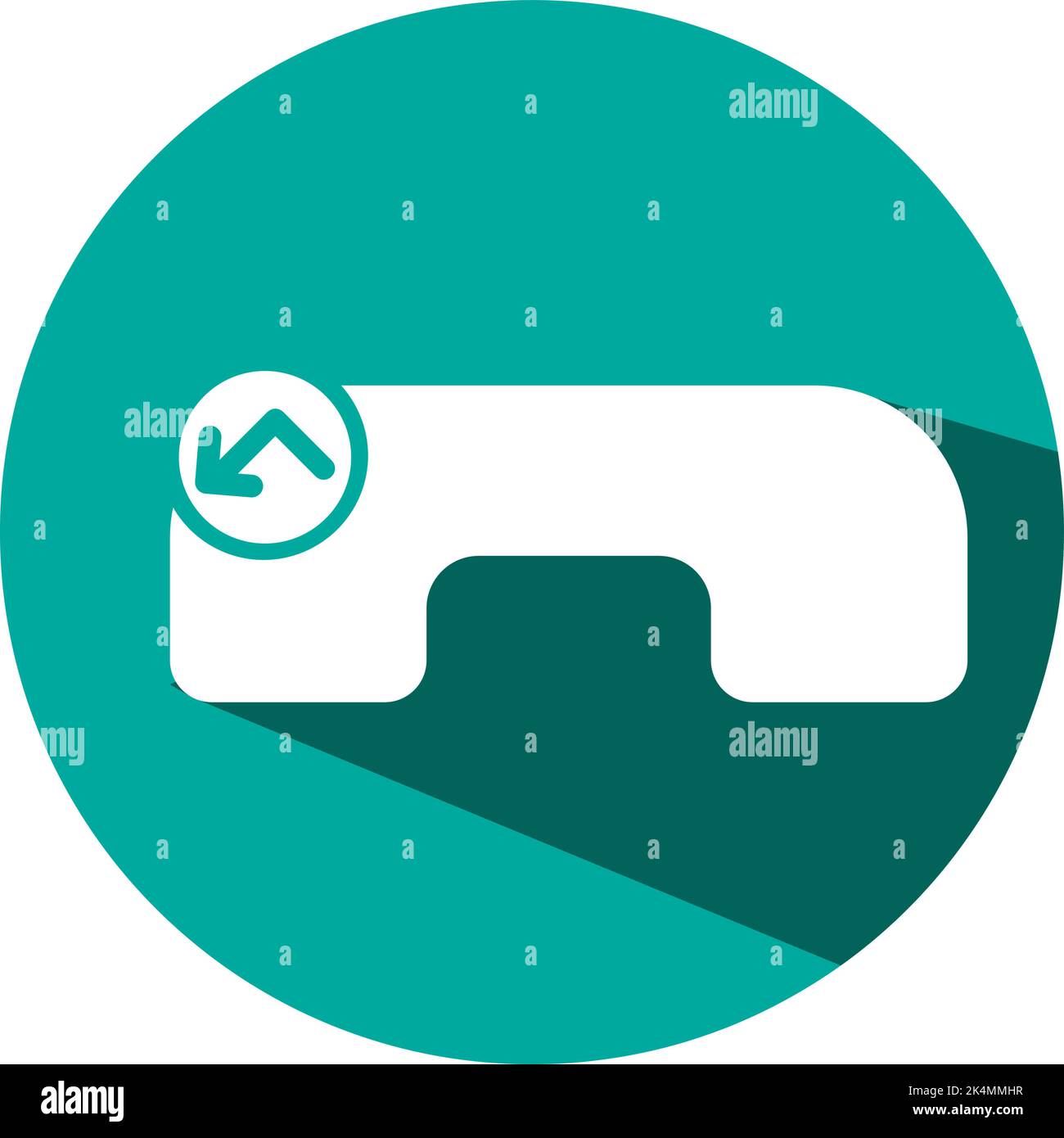 Mobile incoming call, illustration, vector on a white background Stock ...