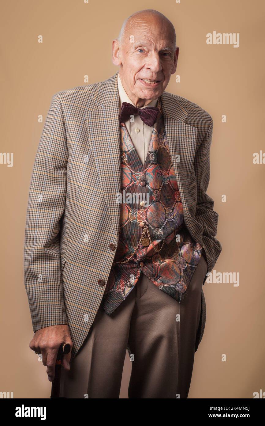 85 year old Norman looking very dapper wearing bow tie, jacket ... 85 year old Norman looking very dapper wearing bow tie, jacket ...