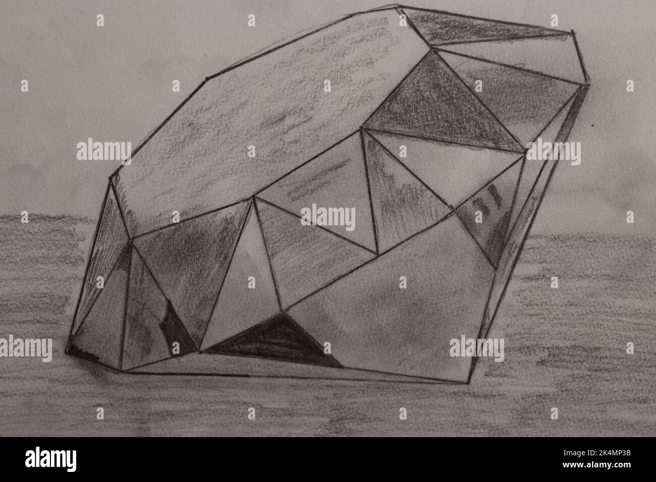 Vintage hand drawn diamond hi-res stock photography and images - Alamy