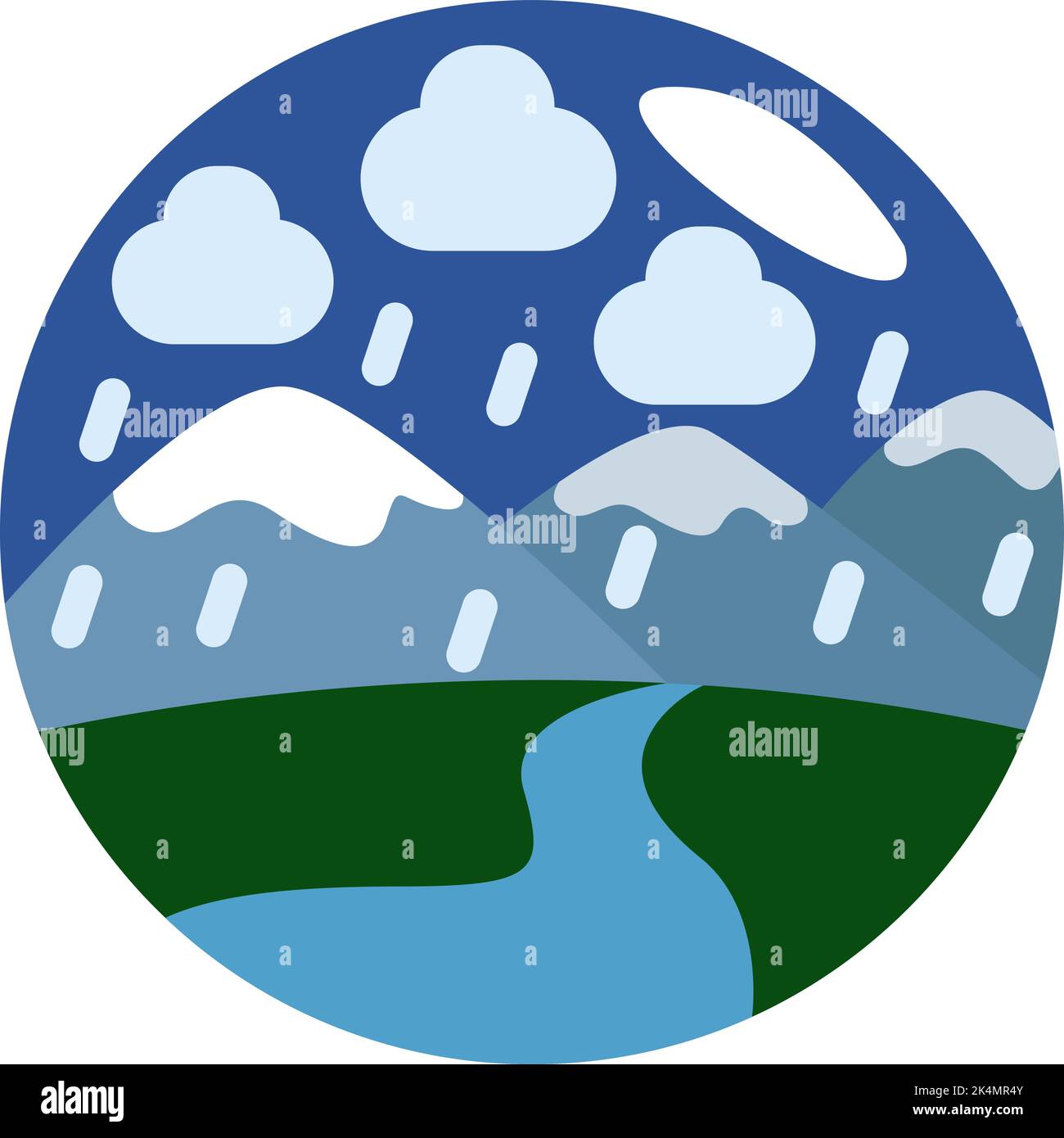 Rain drop splash on leaf Stock Vector Images - Alamy