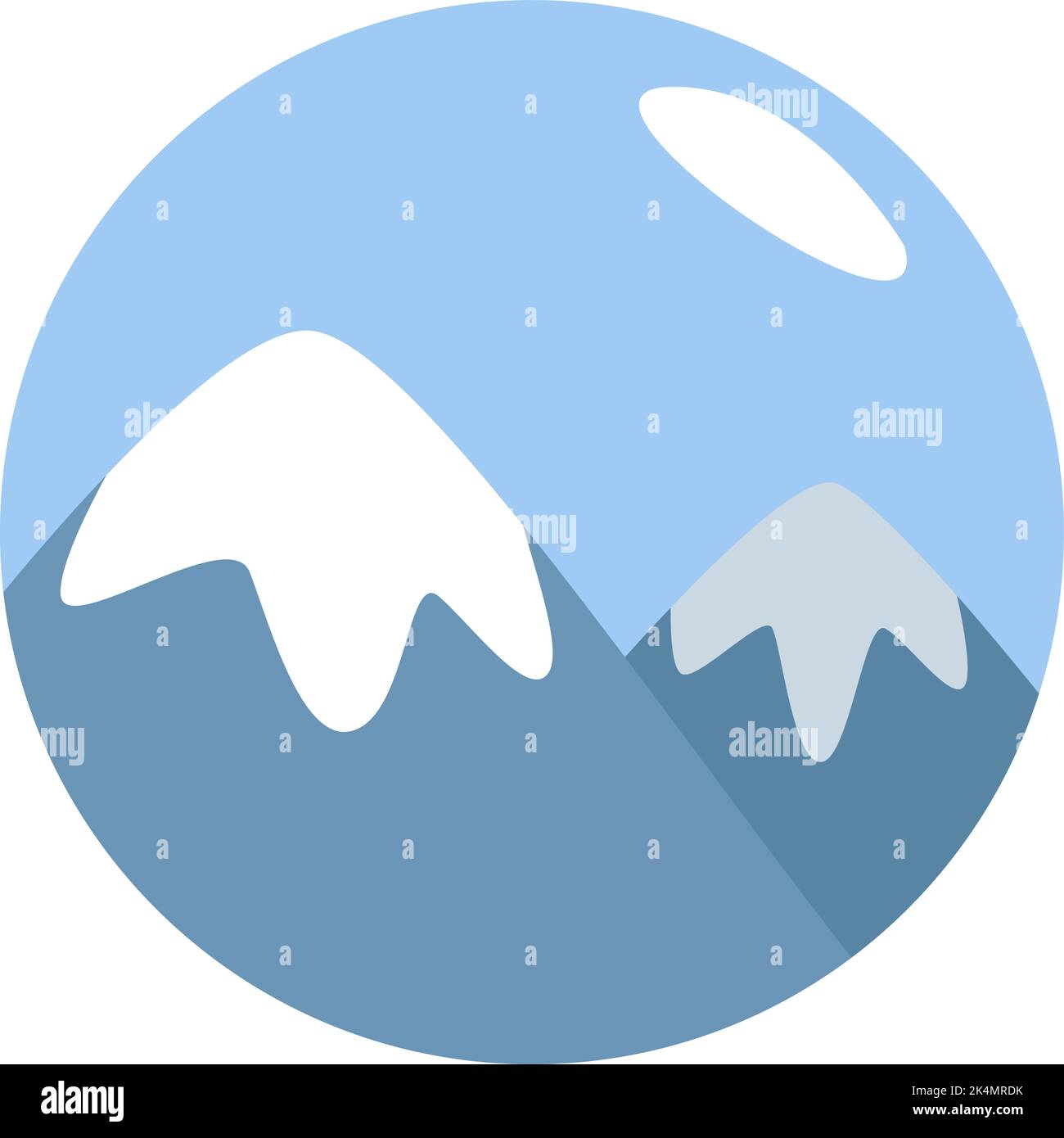 Panorama snowy mountain nature landscape Cut Out Stock Images ...