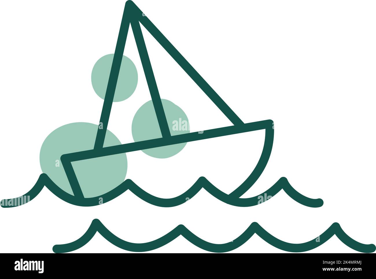 Cargo ship in water Stock Vector Images - Alamy