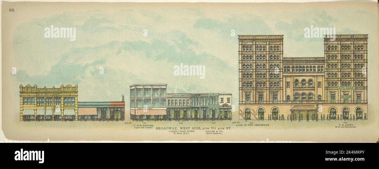 Broadway, West Side. 37th to 40th St. Mail & Express (Firm) (Publisher ...