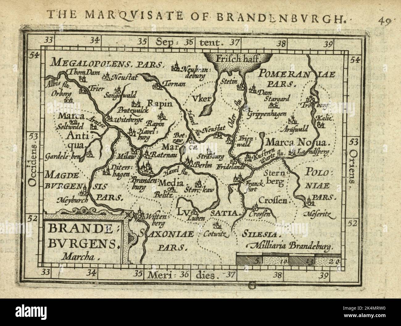 Map of the marquisate hi-res stock photography and images - Alamy