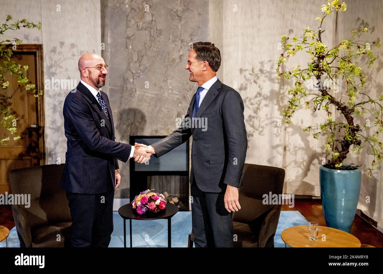 2022-10-03 19:01:00 THE HAGUE - Prime Minister Mark Rutte at the ...