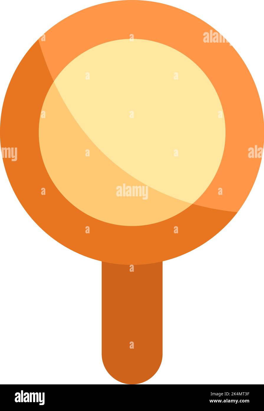 Office magnifier, illustration, vector on a white background Stock ...