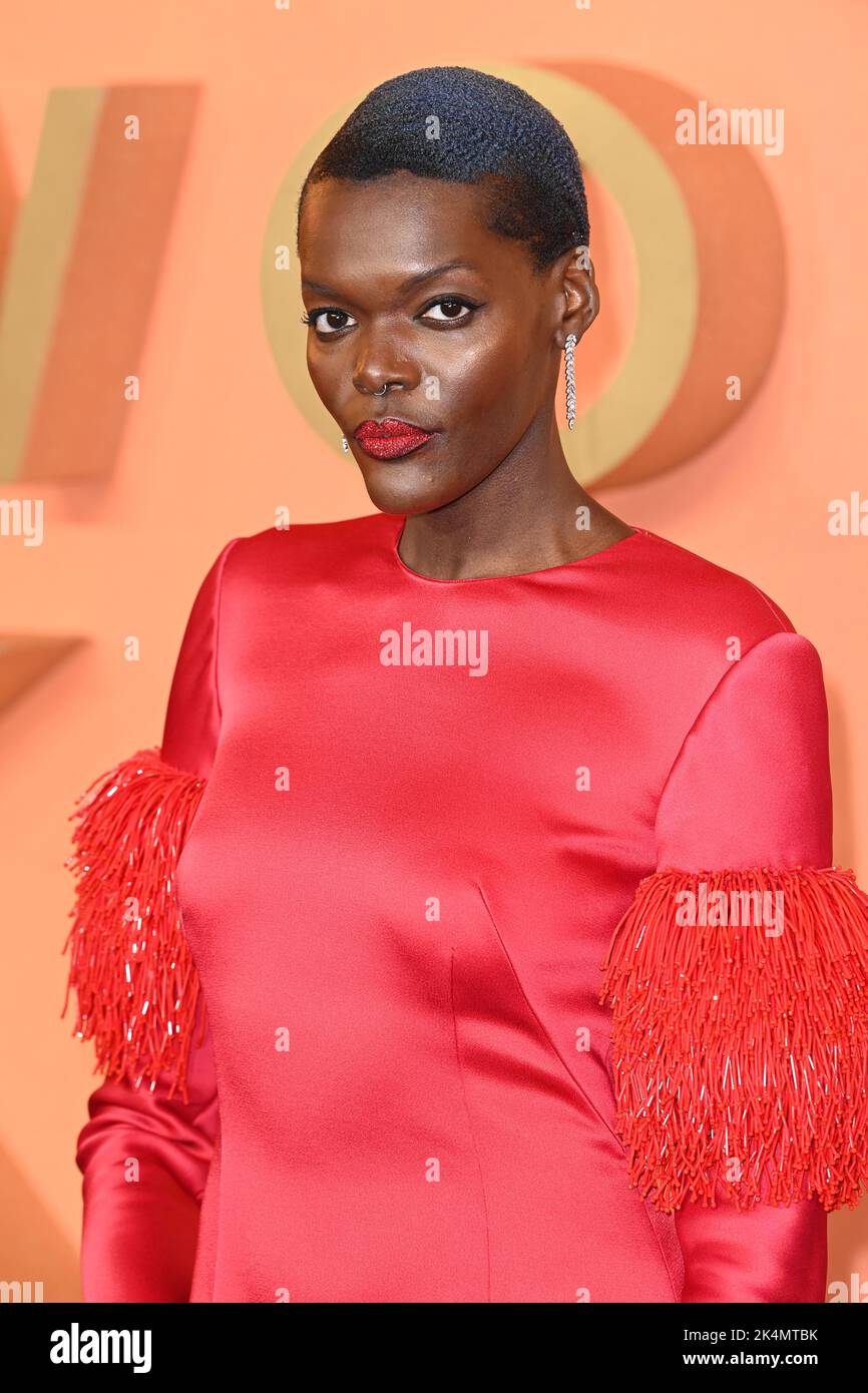 London, UK. 03rd Oct, 2022. October 3rd, 2022. London, UK. Sheila Atim ...