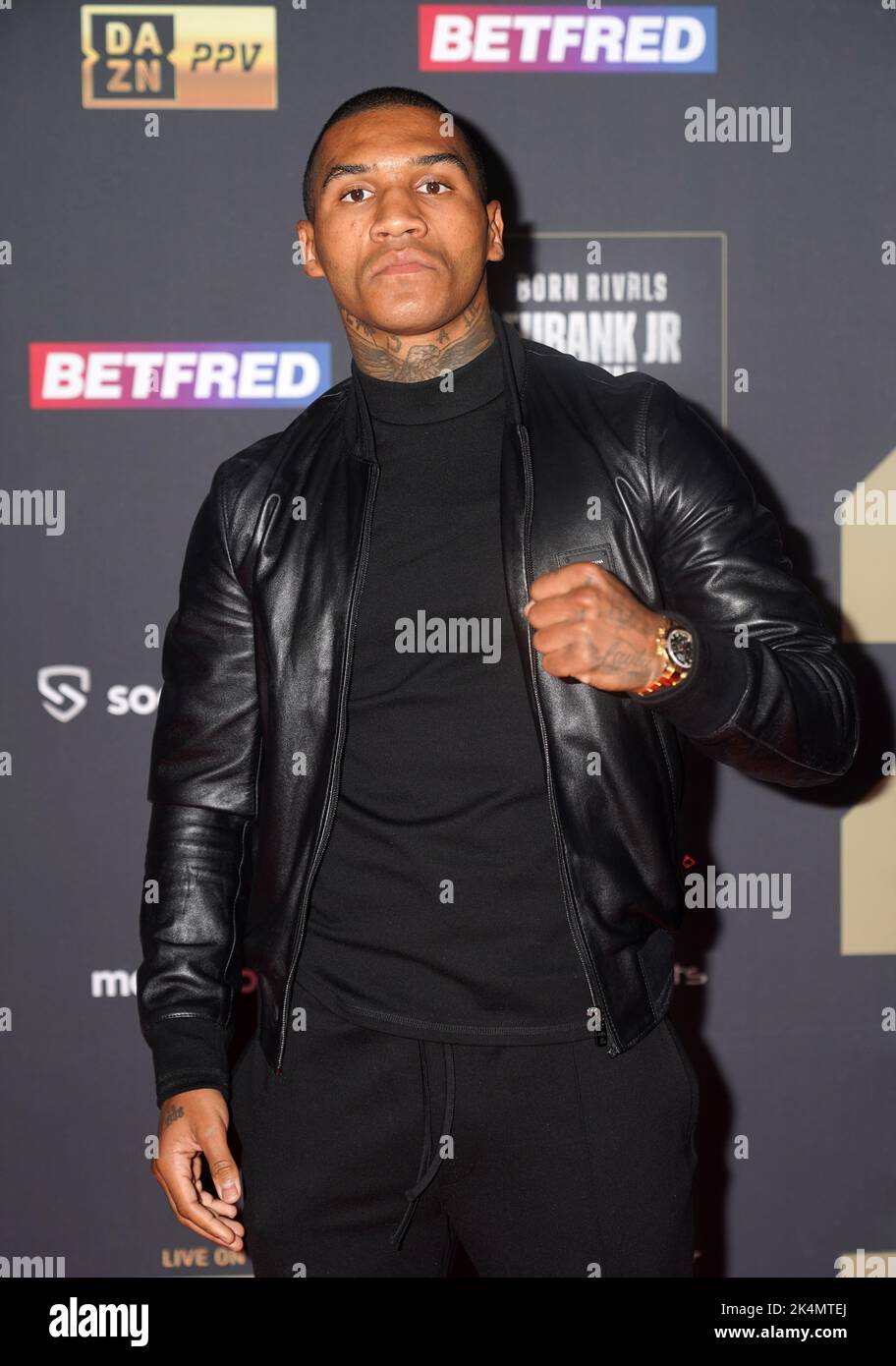 Conor Benn during the Red Carpet Launch Party for the Chris Eubank Jr ...