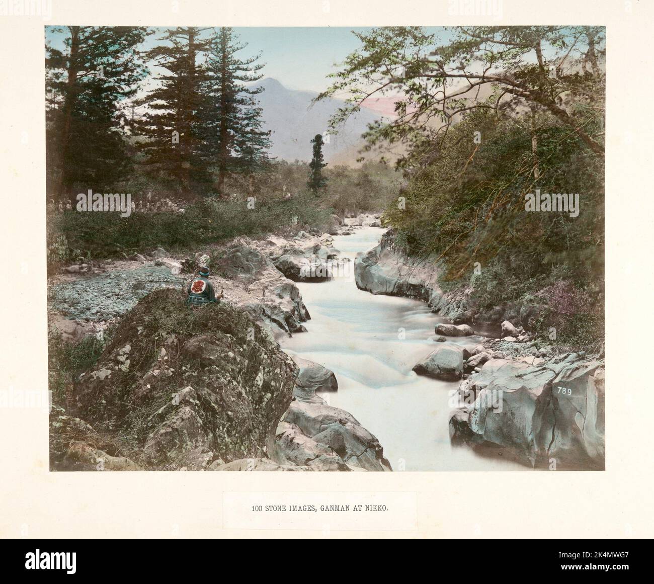 100 Stone Images, Ganman at Nikko. Kimbei, Kusakabe (Photographer ...