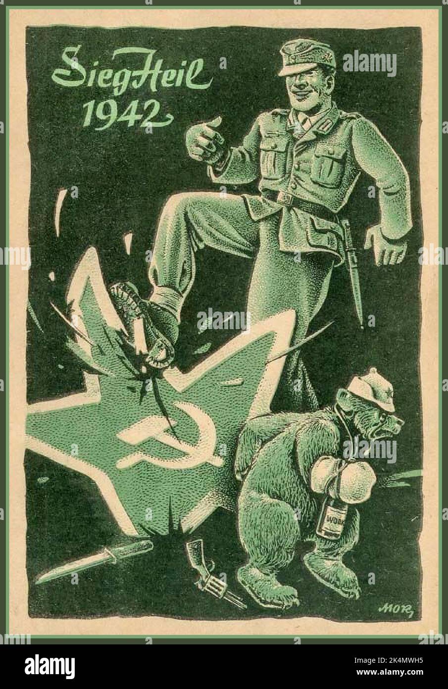 Nazi propaganda poster seig heil hi-res stock photography and images ...