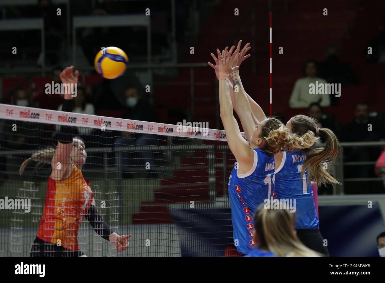 ISTANBUL, TURKEY - MARCH 20, 2022: Bahar Toksoy Guidetti and Kiera Van ...