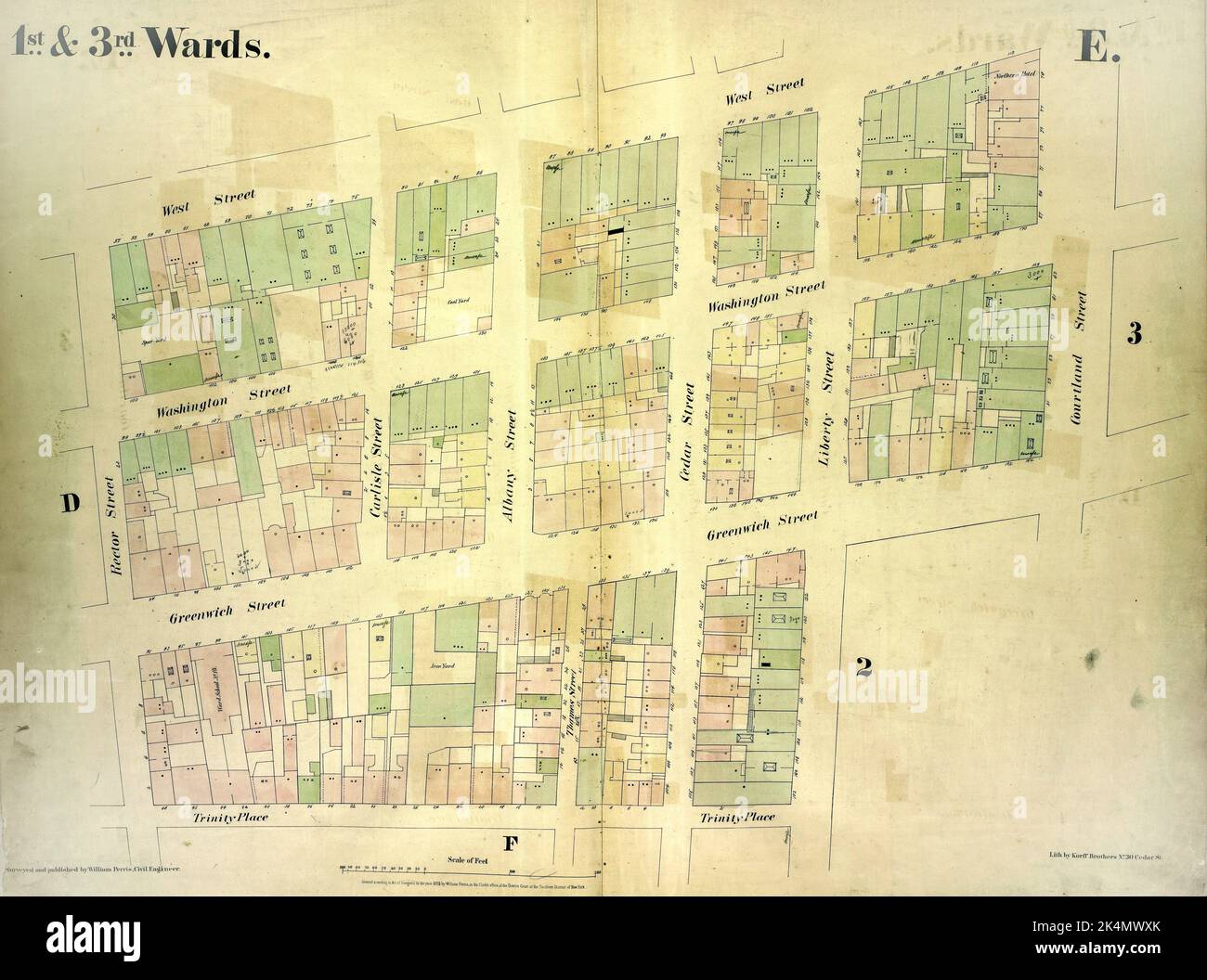 Map of courtland hi-res stock photography and images - Alamy