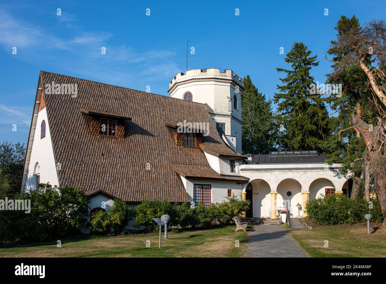 Akseli Gallen-Kallela home museum in Tarvaspää district of Espoo ...