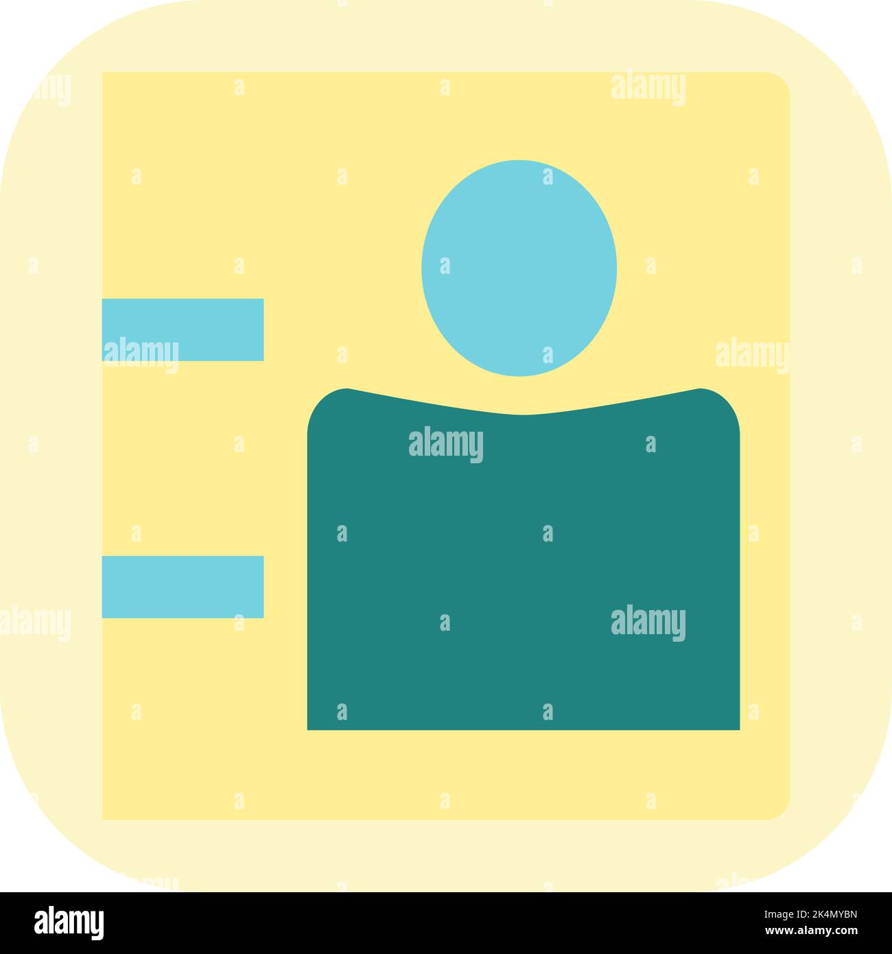 Contacts app, illustration, vector on a white background Stock Vector ...