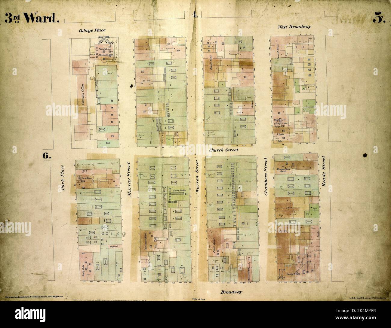 Manhattan west broadway chambers hi-res stock photography and images ...