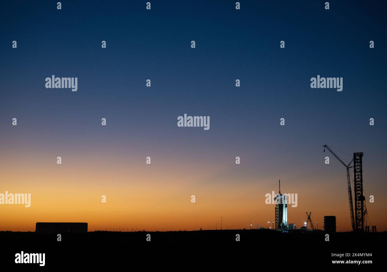 Cape Canaveral, United States of America. 02 October, 2022. Sunset over ...