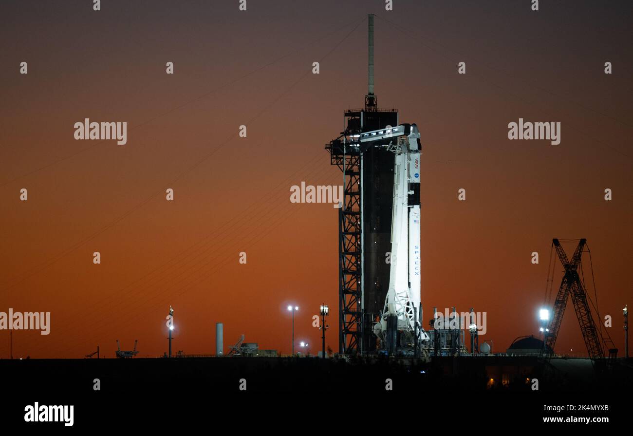 Cape Canaveral, United States of America. 02 October, 2022. Sunset over ...
