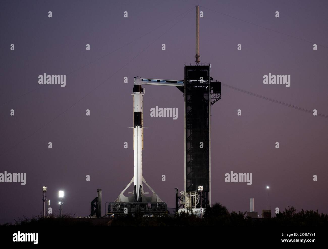 Cape Canaveral, United States of America. 02 October, 2022. Sunset over ...