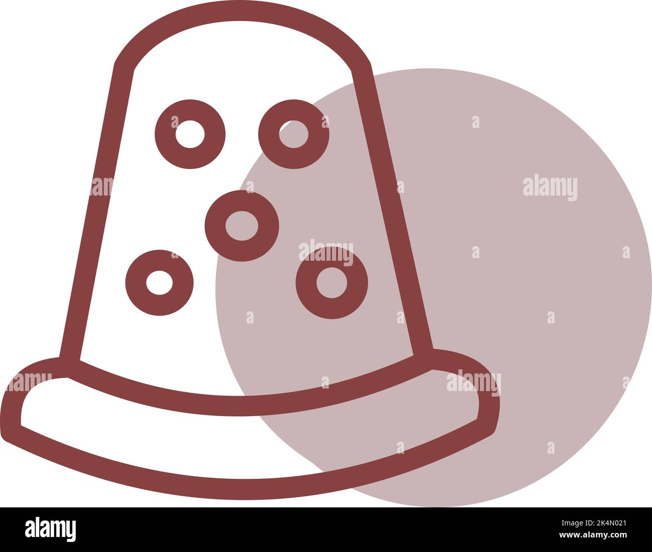 Sewing finger safety, illustration, vector on a white background Stock ...