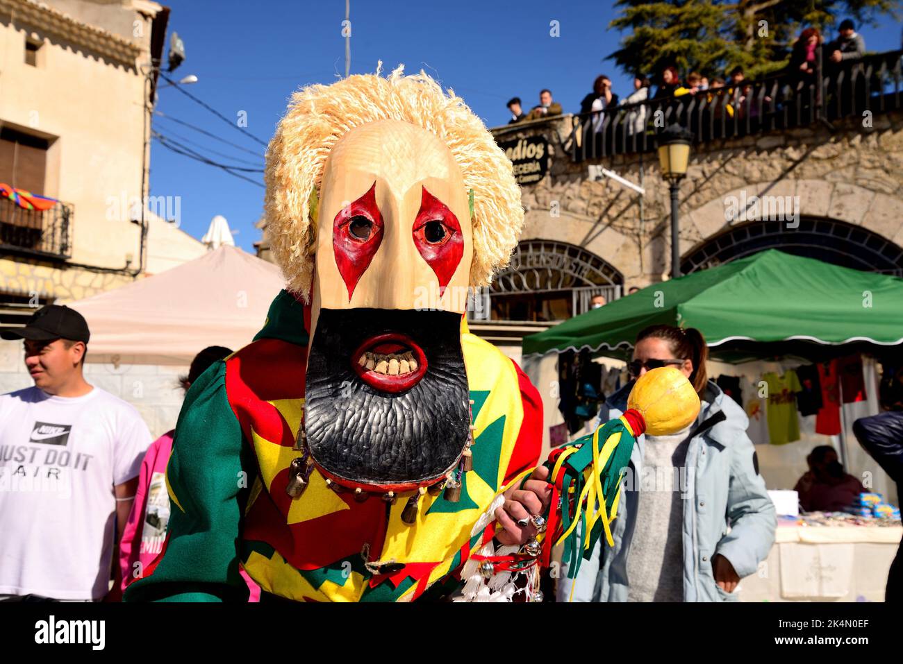 Botarga of Taracena in the meeting of Albalate de Zorita, Guadalajara ...