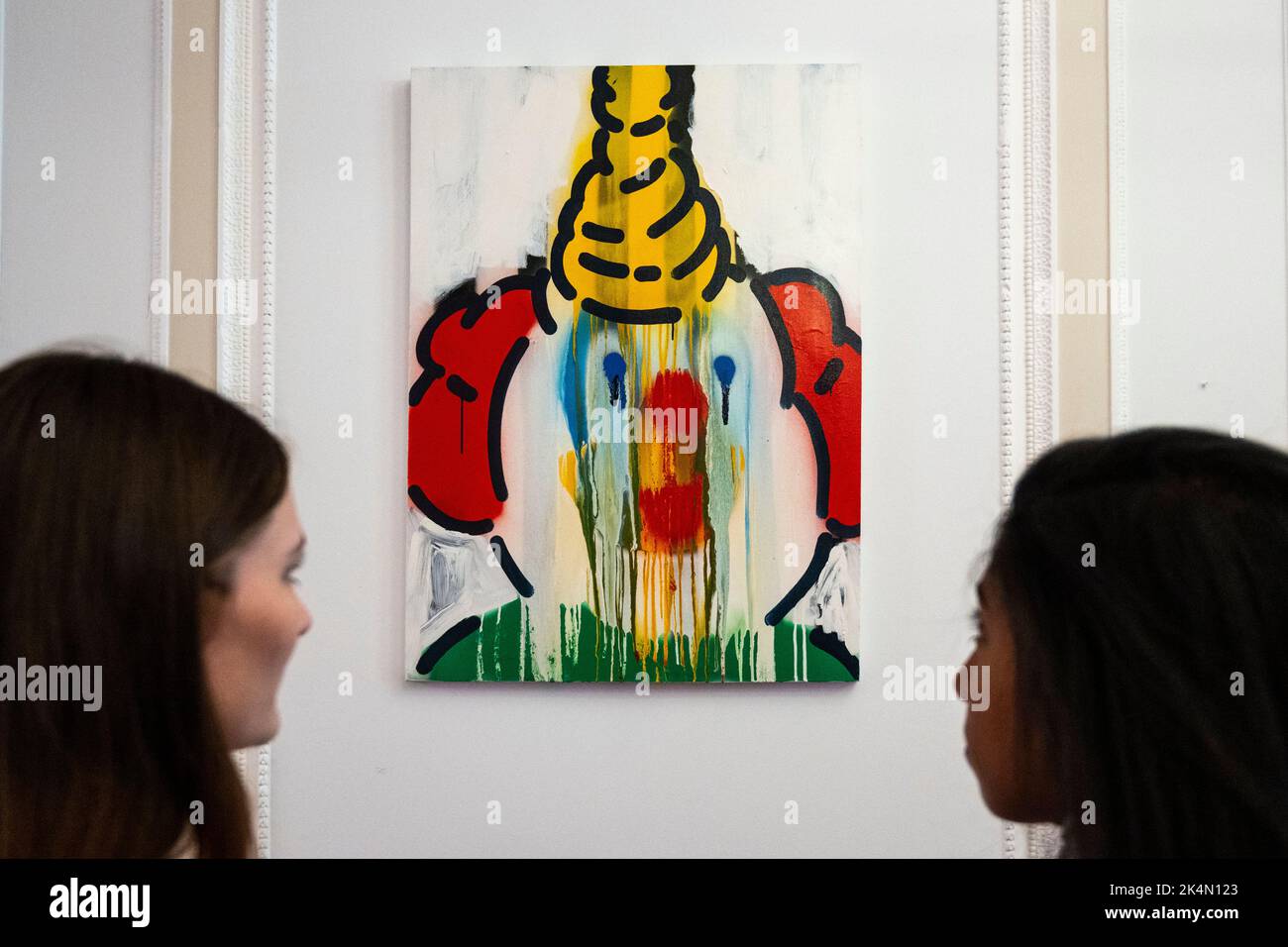 London, UK. 3 October 2022. 'Bobo', 2022, by Slawn. Preview of 'On A ...