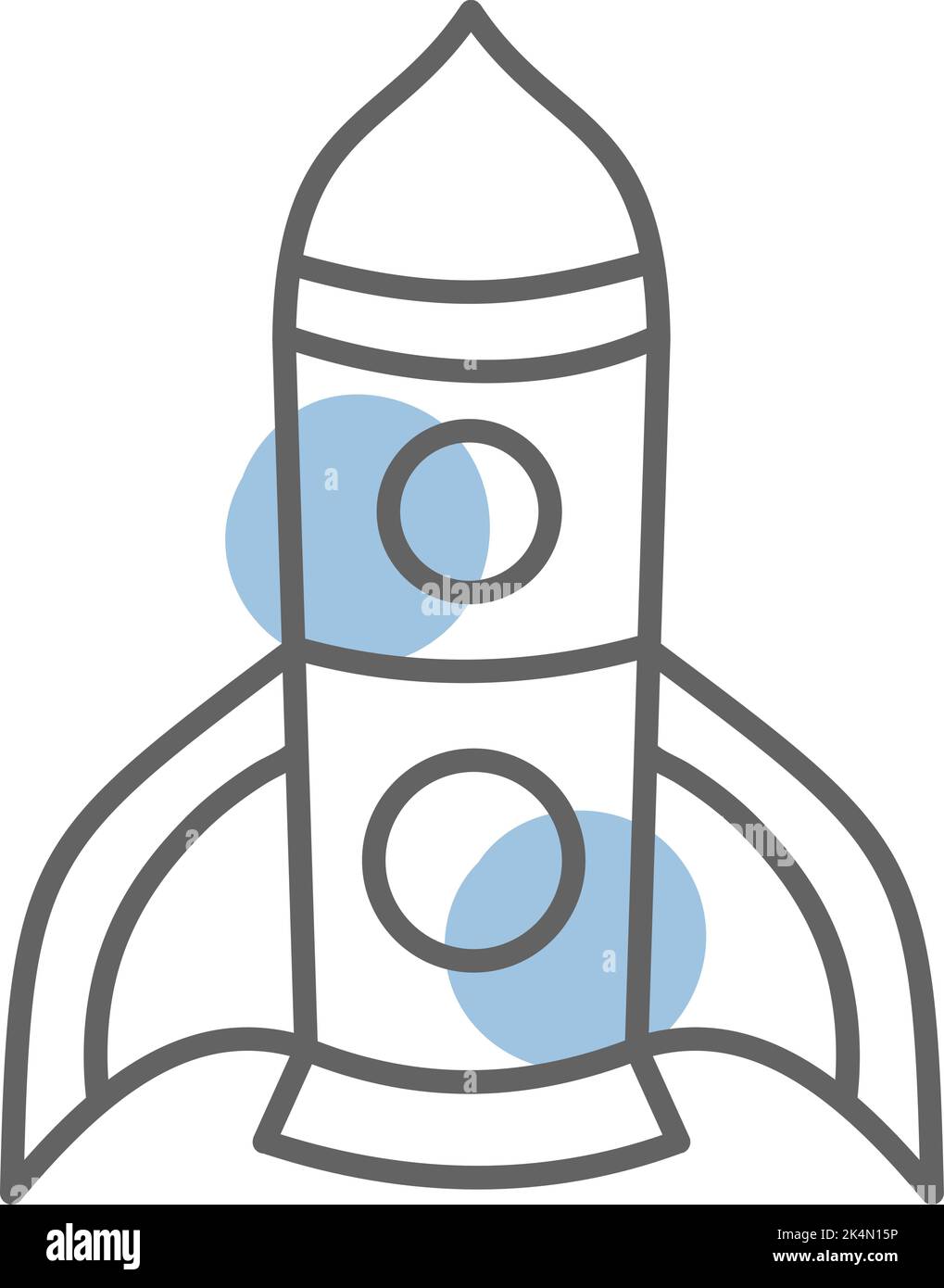 Rocket booster drawing Stock Vector Images - Alamy