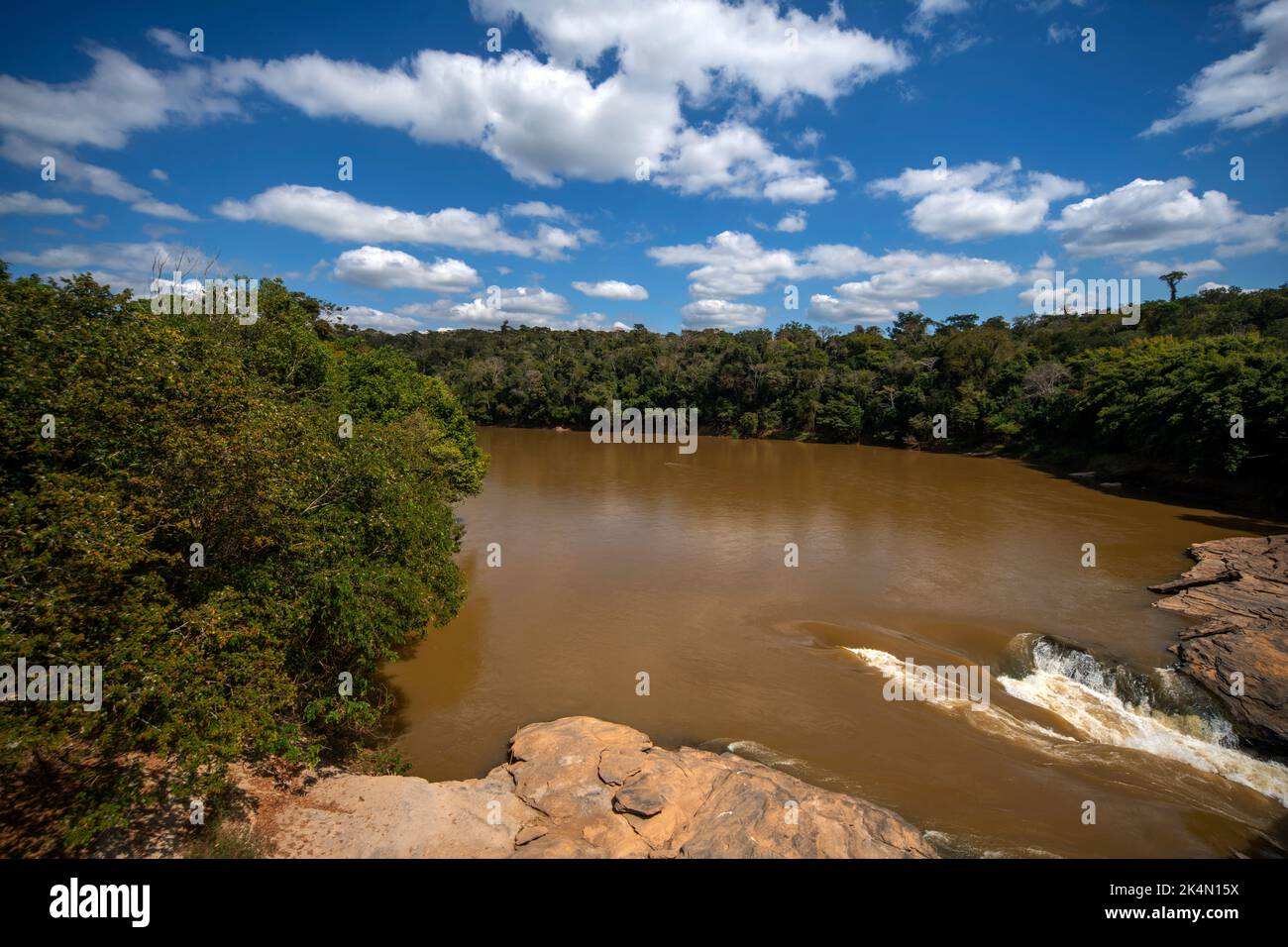 Rio Doce as seen from Ponte Queimada, Cava Grande, Rio Doce Estate Park ...